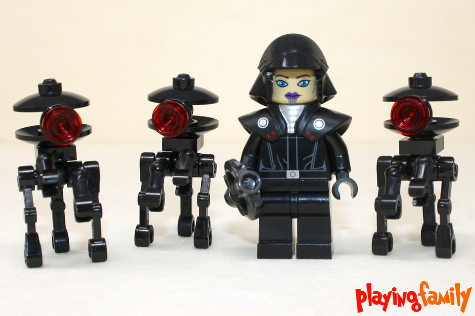 LEGO STAR WARS, 3 x ID9-Suchdroide aus LEGO®-Teilen, passen zu ...