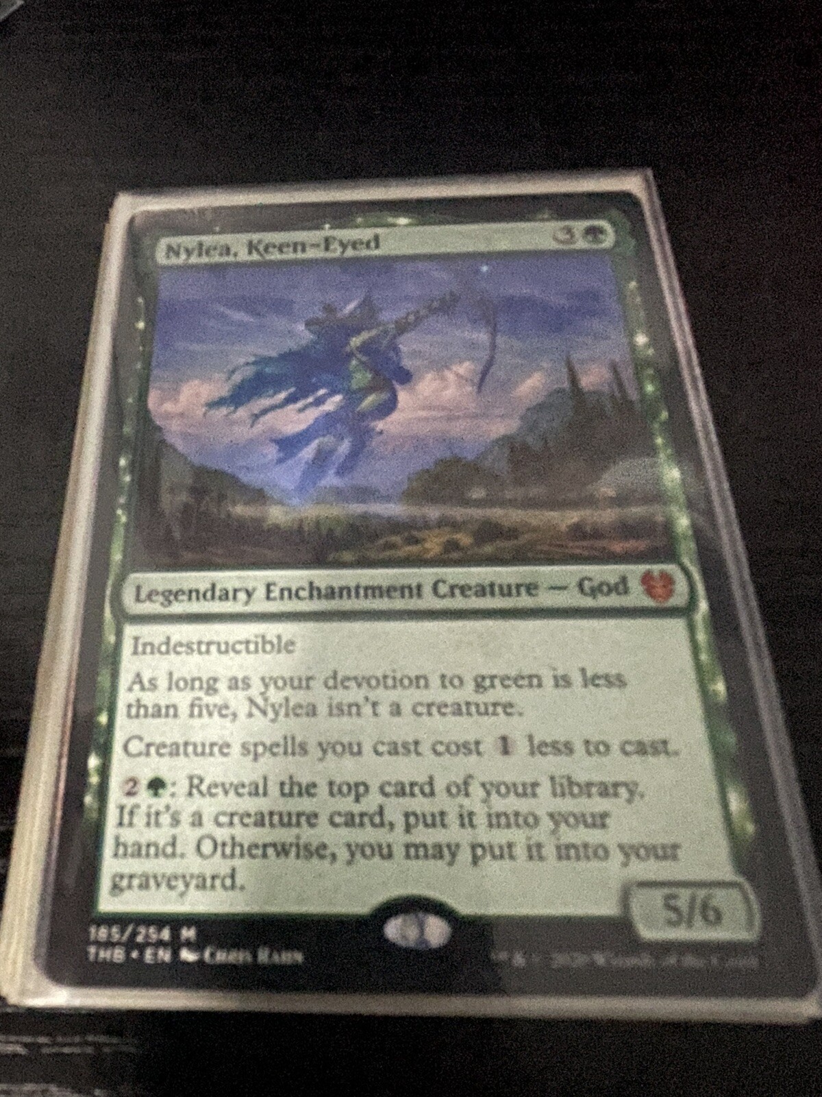 MTG Nylea, Keen-Eyed Theros Beyond Death 185/254 Regular Mythic for ...