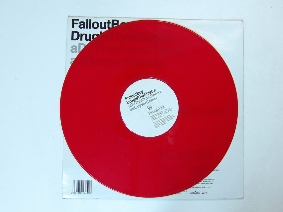 Fallout Boy: Drug Is The Master Remixes 2003 RED VINYL 12" | eBay