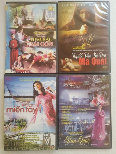 Vietnamese - Asian Travel/Culture/Entertainment DVD 4 PACK Lot 4 Good ...
