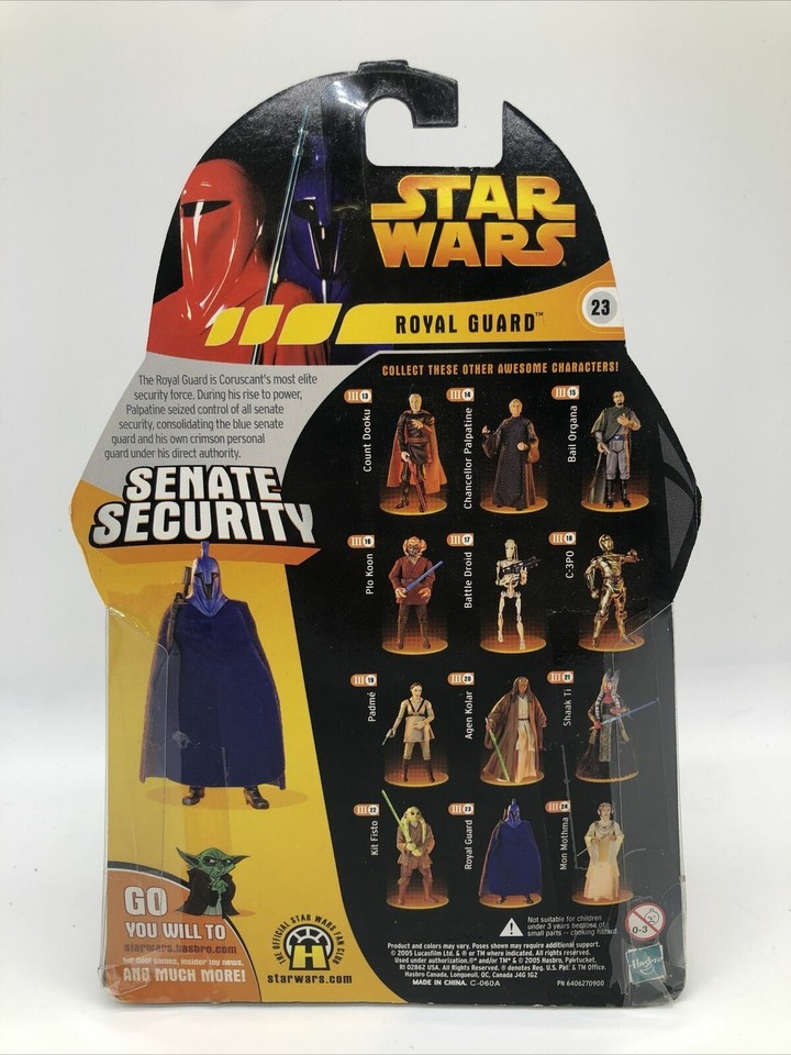 Star Wars Revenge of the Sith Royal Guard Action Figure Package has ...