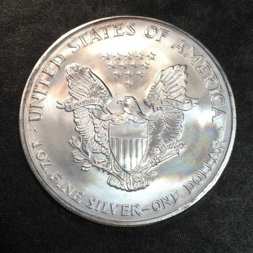 2004 Uncirculated American Silver Eagle US Mint Issue 1oz Pure Silver # ...
