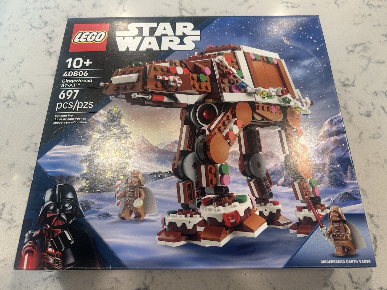 LEGO Star Wars Gingerbread AT-AT Walker Set 40806 - BRAND NEW | eBay