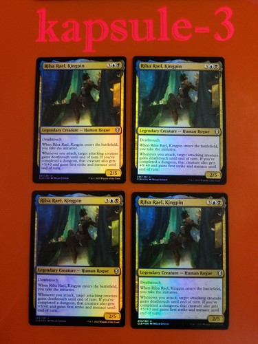 4x Rilsa Rael, Kingpin | FOIL | Battle for Baldur's Gate | MTG MAGIC ...