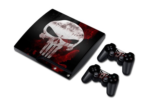 PS3 Playstation 3 Slim Console Skin Decal Sticker The Punisher Skins ...