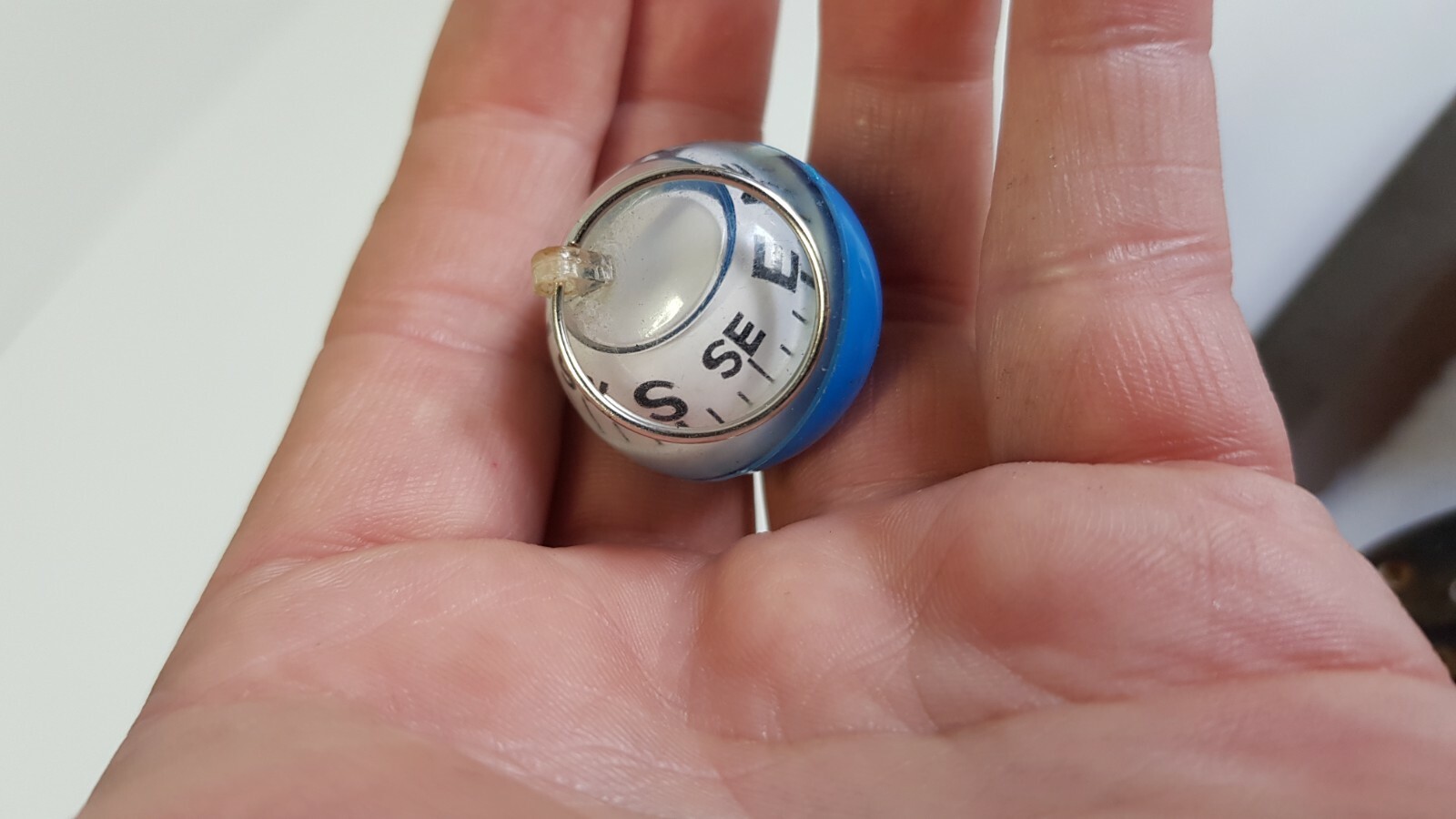 keychain old plastic era vintage compass ball shape | eBay