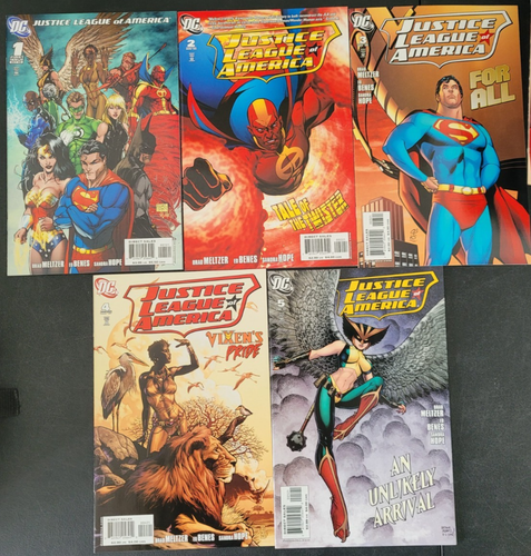 JUSTICE LEAGUE OF AMERICA #1-5 (2006) DC COMICS SET OF 5 VARIANT COVERS ...
