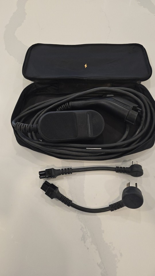 OEM Rivian Portable Home Battery Charger EV Cable + Bag/Case ...