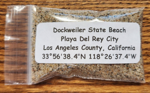 Dockweiler State Beach Sand Soil Dirt Sample Playa Del Rey Los Angeles ...
