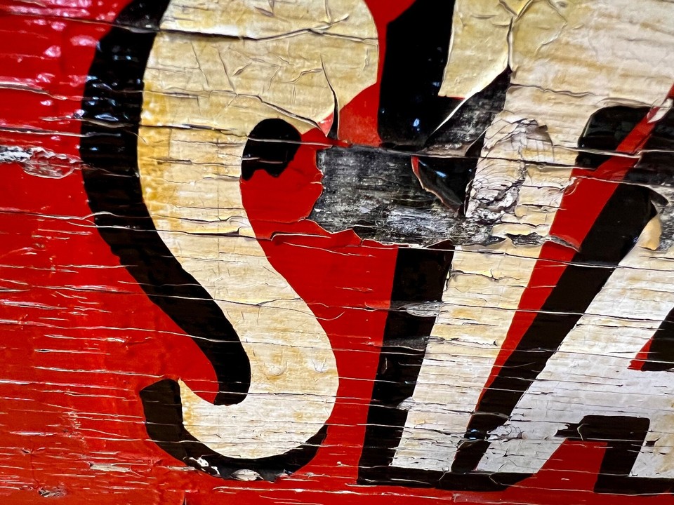 Santa Fe Speedway Circa 1950's Vintage Wooden Sign, Original and ...