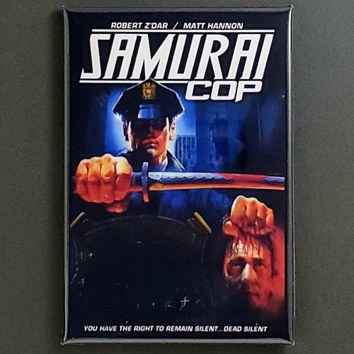 SAMURAI COP Movie Magnet, Button, Wholesale, Lot, DVD, Miami Connection ...