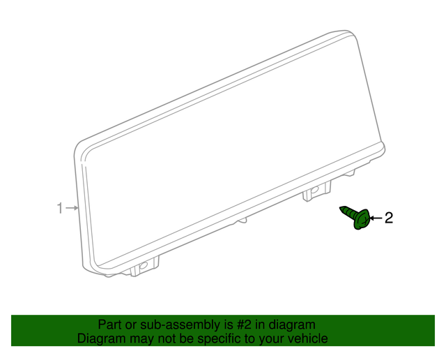 BMW 07149185673 Genuine OEM Factory Original Instrument Panel Screw for ...