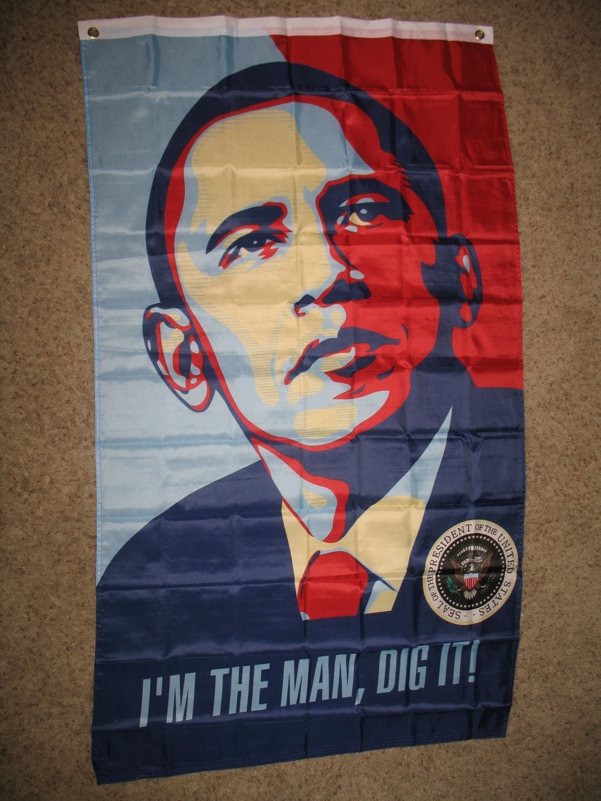 3x5 Obama I'm The Man, Dig It Flag Flag 3'x5' Banner Brass Grommets | eBay