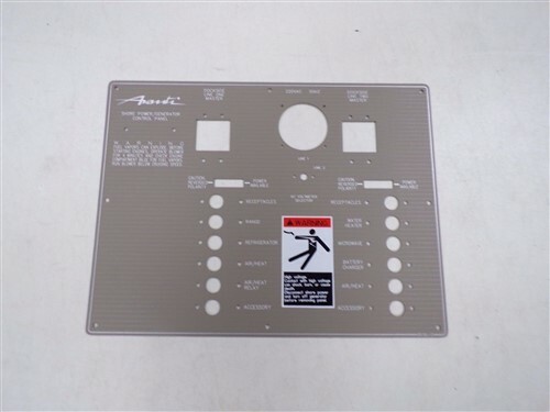 BAYLINER SHORE POWER GENERATOR CONTROL PANEL 14 1/2" X 11" 65195-02 ...