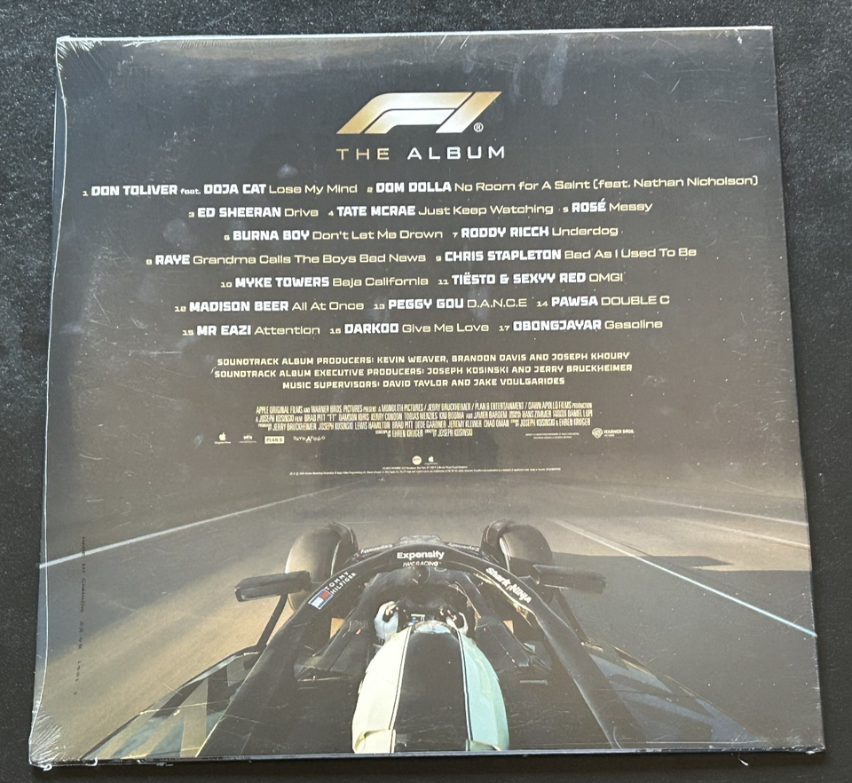 Various Artists - F1 The Album (Original Soundtrack) [Gold Vinyl] NEW ...