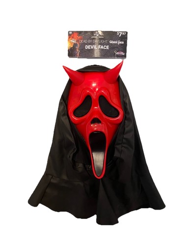 Dead By Daylight Ghost Face Scream Devil Face Mask Fun World Easter ...