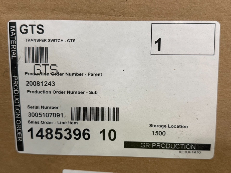 GENERAC Automatic Transfer Switch (ATS) | GTS020W-2A2LDNAY | eBay