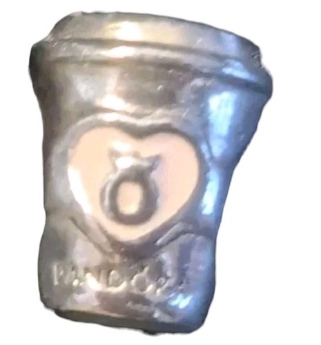 Authentic Pandora Take a Break Coffee Cup Charm 797185EN160 Heart | eBay