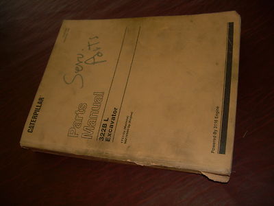 CATERPILLAR CAT 322 322B L EXCAVATOR LOADER PARTS BOOK MANUAL S/N 1YS1 ...