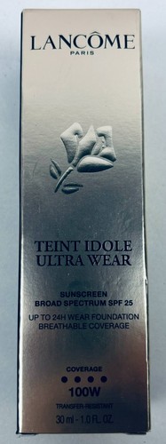 LANCOME TEINT IDOLE ULTRA WEAR 24HR WEAR FOUNDATION SPF 25 - 100W 30 ml ...