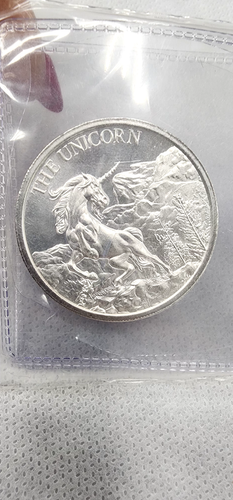 The Unicorn Beautiful Collector Coins 2 Troy Oz .999 Fine Silver High ...