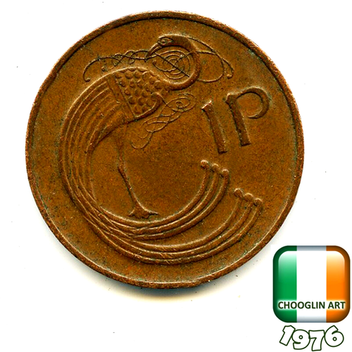 An IRISH 1976 PENNY 1p coin, 48 Years Old! | eBay