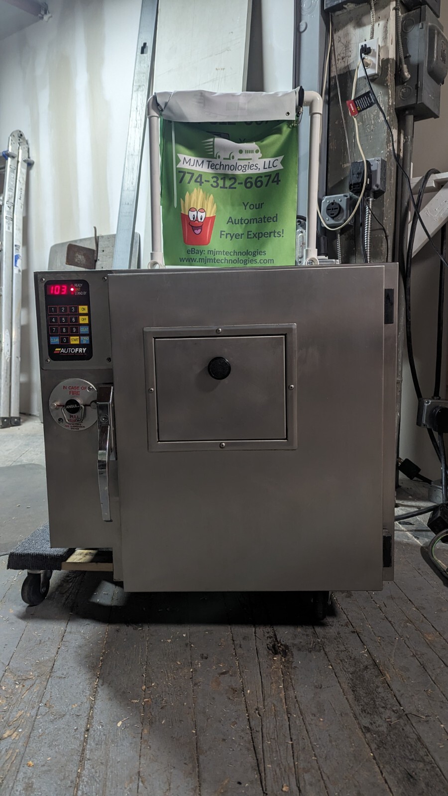 AutoFry MTI-10 Ventless Automated Electric Fryer 240V - Tested and ...