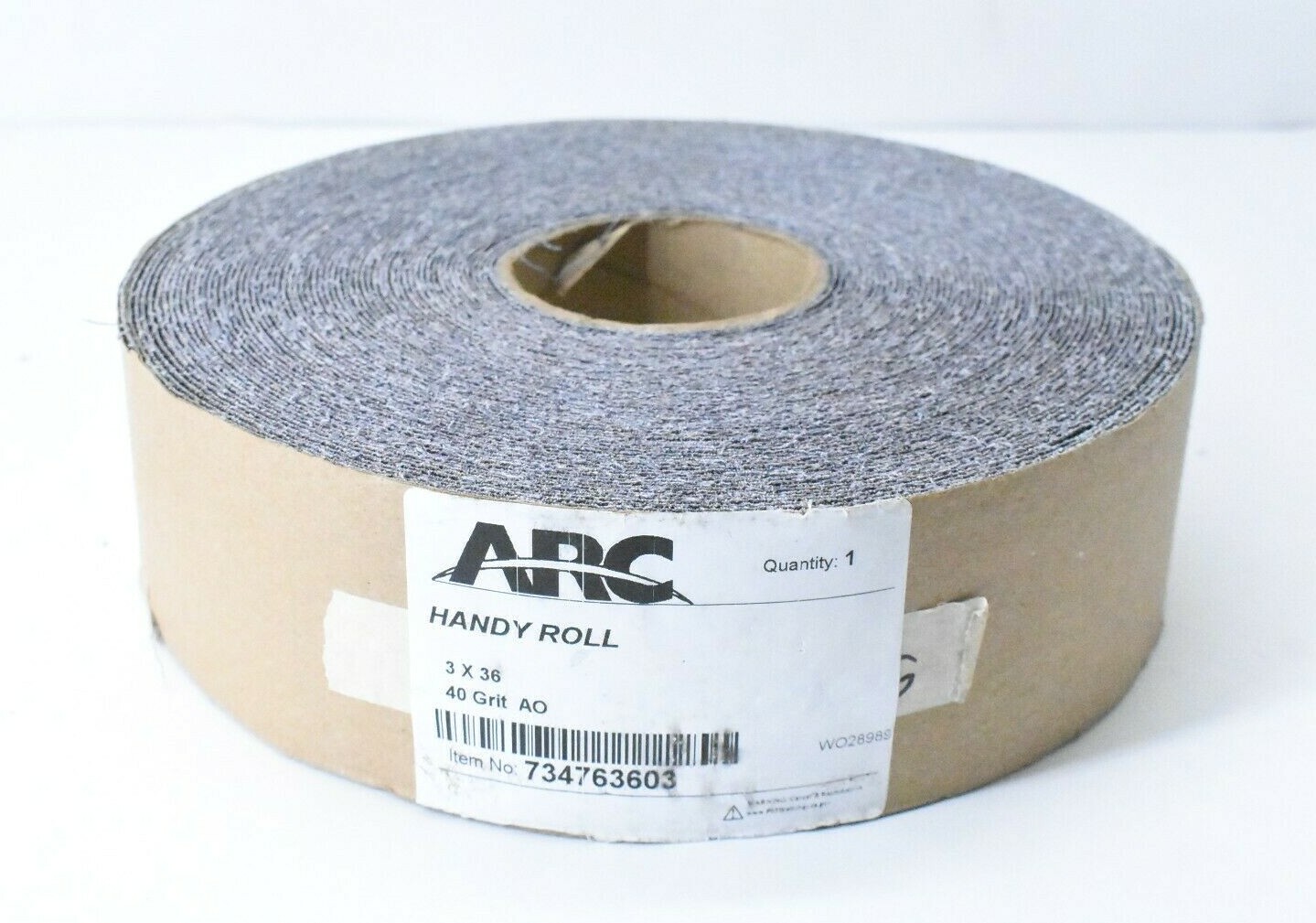 ARC Abrasives Handy Roll 734763603 40 Grit Sanding Paper 3" x 36 Yards ...