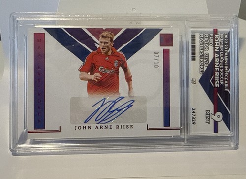 Panini impeccable 22/23 EPL John Arne Rise Liverpool Auto /10 Ace ...