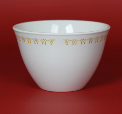 Corning - Pyroceram Tableware - Sugar Bowl - No Lid - Gold Arch Pattern ...