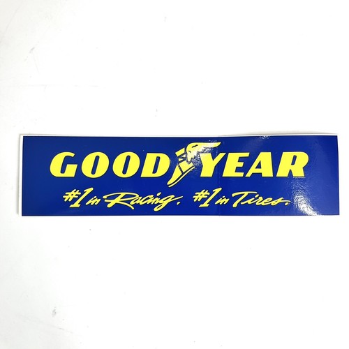 GoodYear Tires #1 In Racing #1 in Tires Racing Bumper Sticker 2.5" x 9 ...