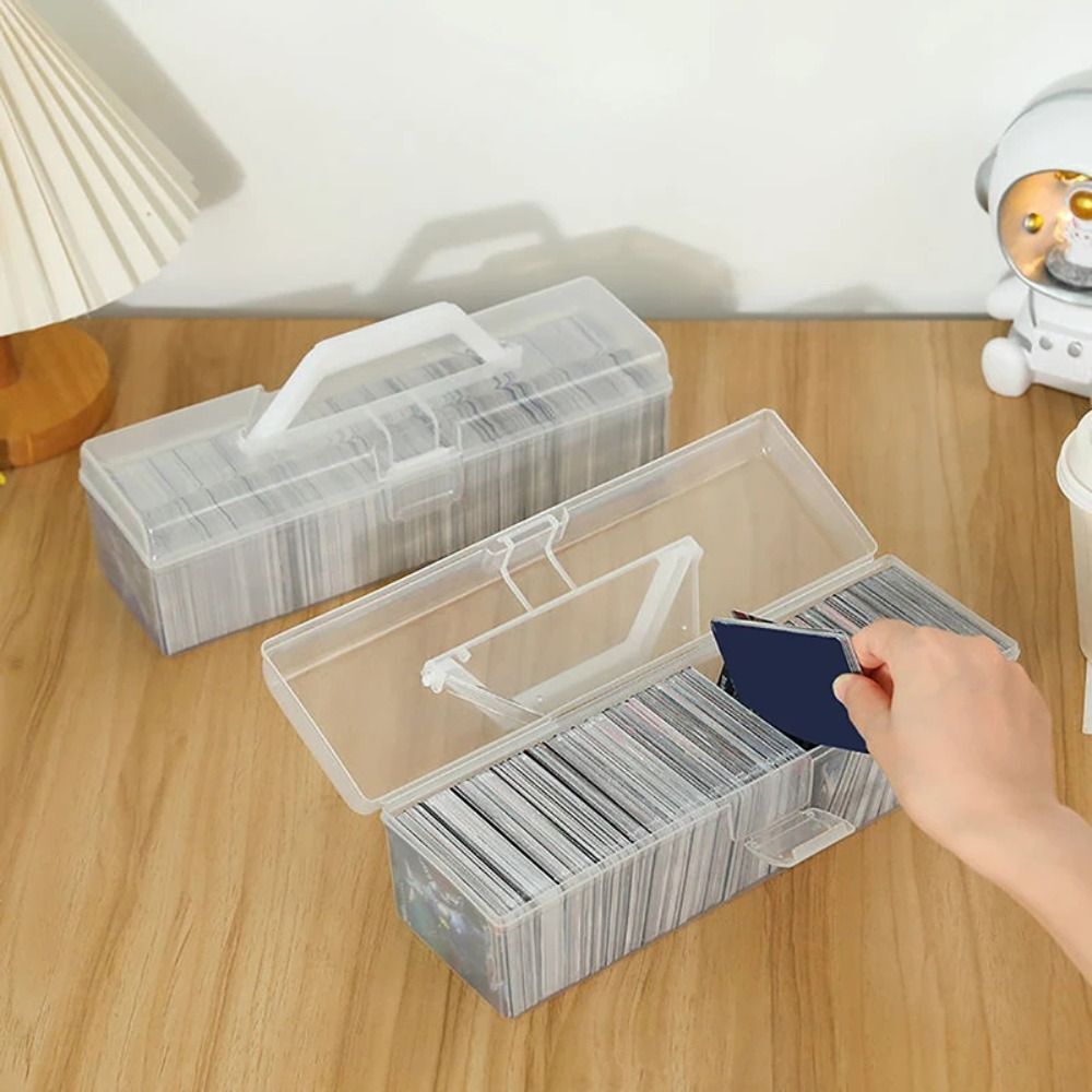Transparent Card Collection Box Large capacity Storage box Idol | eBay ...