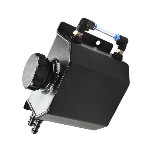 Universal 1L Aluminum Radiator Coolant Overflow Bottle Recovery Water ...