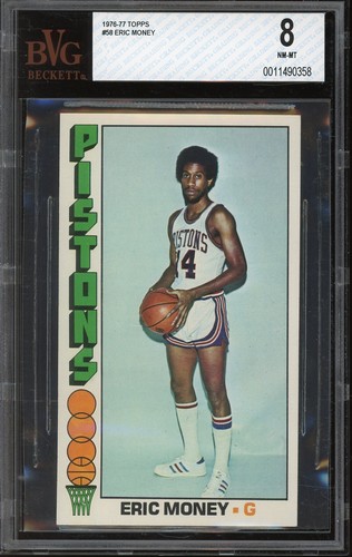 1976 Topps Basketball #58 Eric Money BVG 8 | eBay