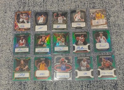 NBA LOT OF 24 AUTO 2 RELIC CARDS 26 Total Rookie Autos | eBay