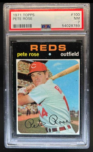 1971 Topps Pete Rose #100 Reds PSA 7 | eBay