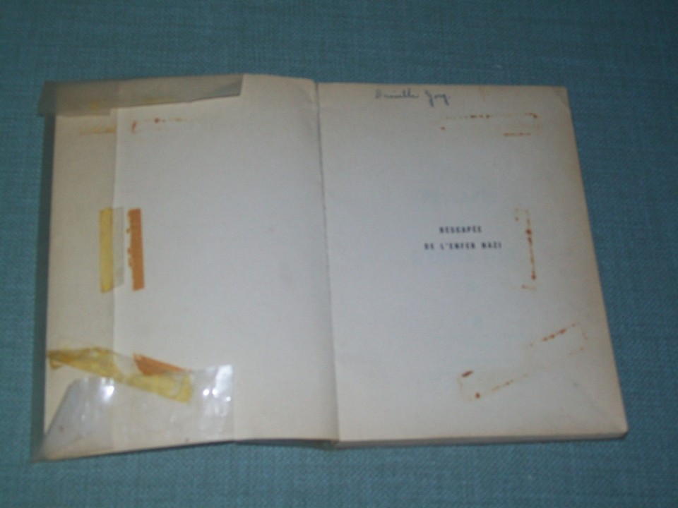 Rescapée de l'enfer NAZI Reine Charrier 1963 | eBay