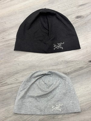 Arcteryx Rho Lightweight Wool Toque Black and Grey Set | eBay