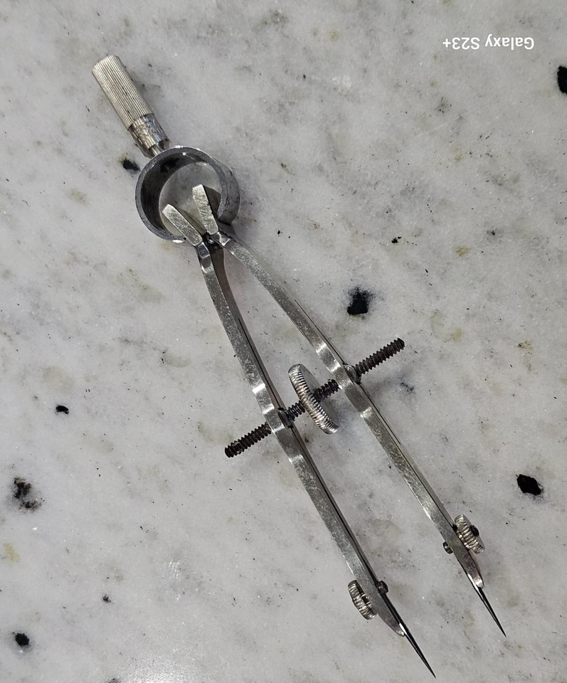 Vintage Gramercy Dual Needle Compass Drafting Tool Made In Germany | eBay