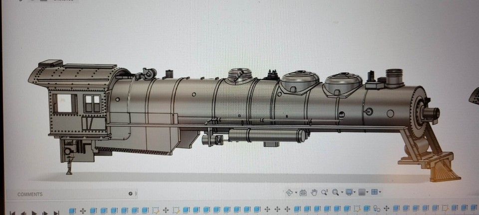 n-scale santa fe 3800 class 2-10-2 3d printed shells | eBay