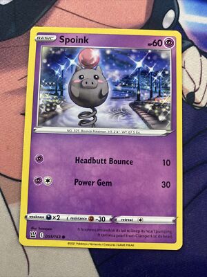 Pokemon TCG Battle Styles Spoink 055/163 | eBay