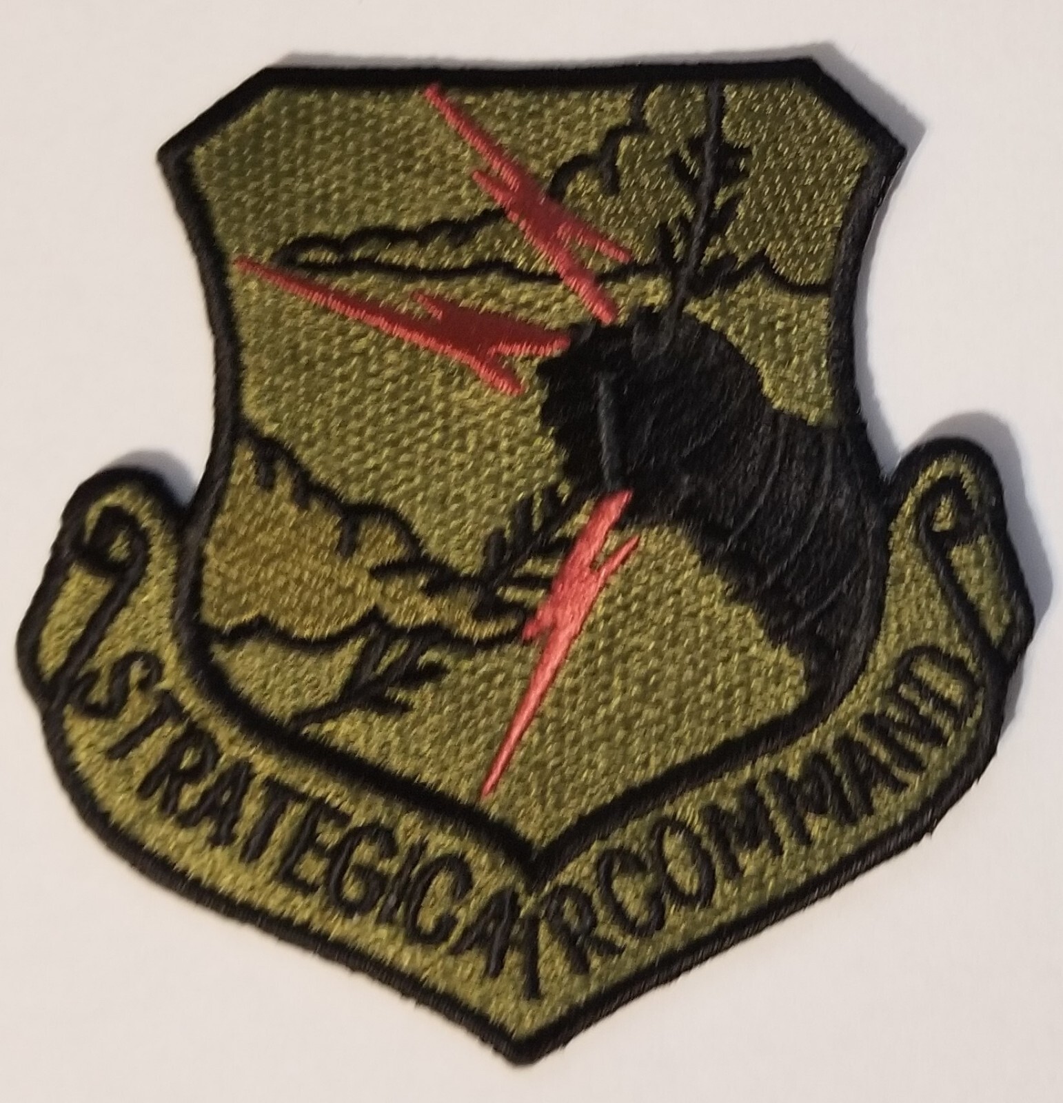 US AIR FORCE SAC "STRATEGIC AIR COMMAND" SUBDUED PATCH 3" wide x 3" tall | eBay