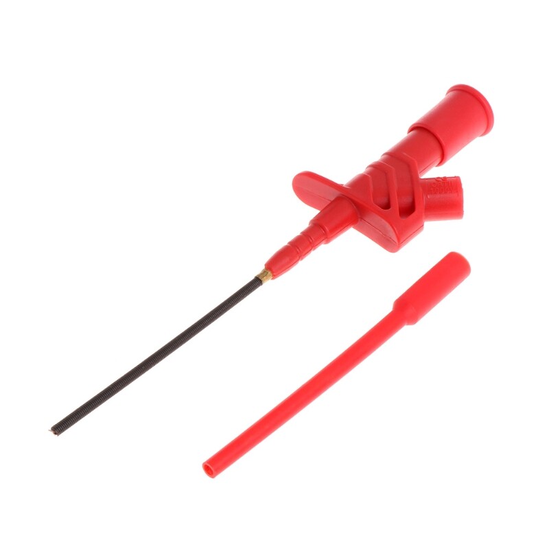10A Test Hook Clip Insulated Quick Testing Probes with 4mm Socket ...