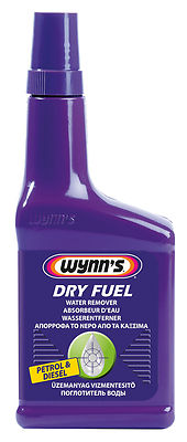 Wynns Dry Fuel Water Remover Petrol Diesel Engines 325ml 5411693718670 ...