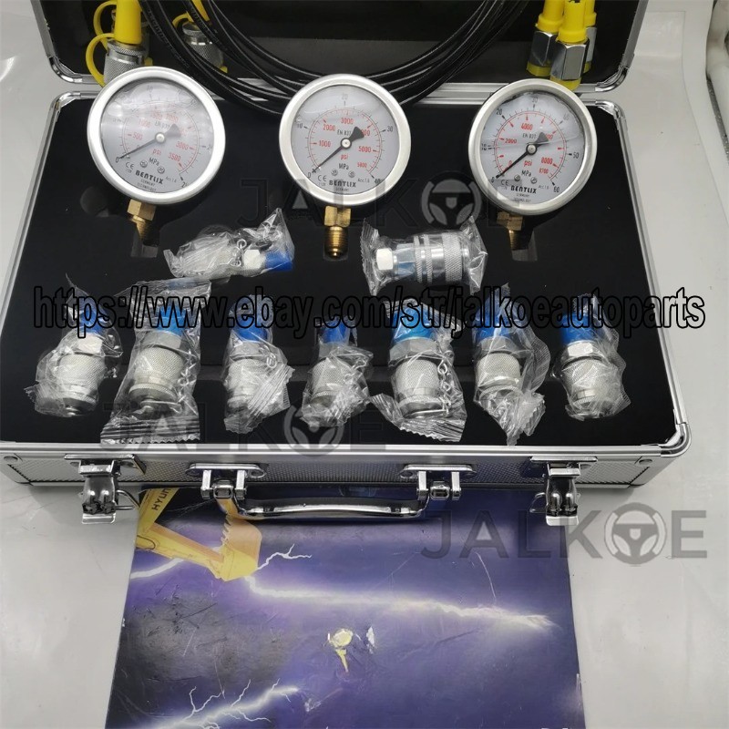 3 Gauge Hydraulic Pressure Measurement Instruments Pressure Test Gauge ...