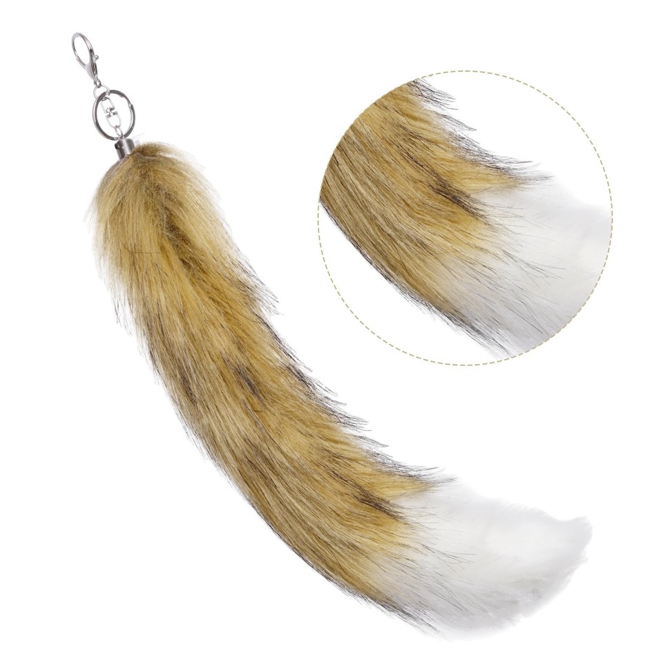 Wolf Fox Ears Headband and Tail Set Fluffy Fox Tail Wolf Costume ...