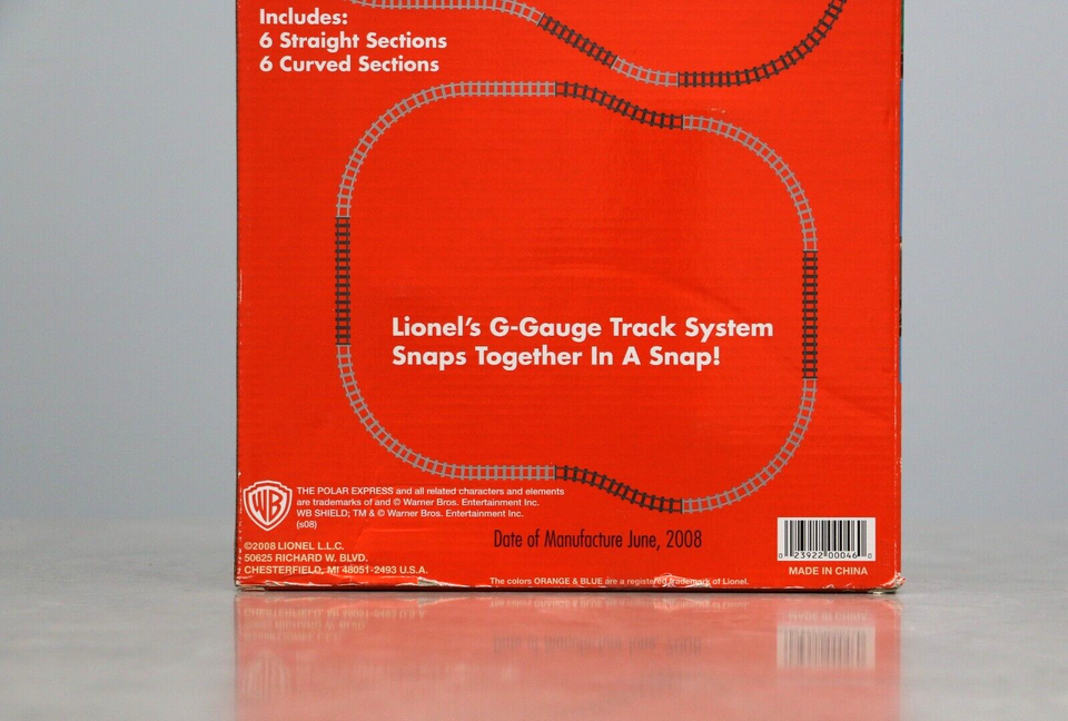 LIONEL G GAUGE TRACK PACK 6 CURVED 6 STRAIGHT 7-11101 UNOPENED BOX MADE ...