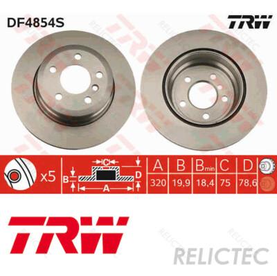 Rear Brake Disc BMW:F15,E70,E71 E72,F16,X5,X6 34216793247 34216771970 ...