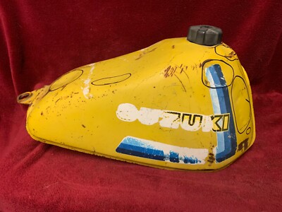 SUZUKI RM50 GAS TANK FUEL CELL PETROL RESERVOIR RM60 RM80 #1545 | eBay
