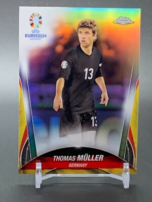 2024 Topps Chrome UEFA Euro Refractor #38 THOMAS MULLER Germany | eBay